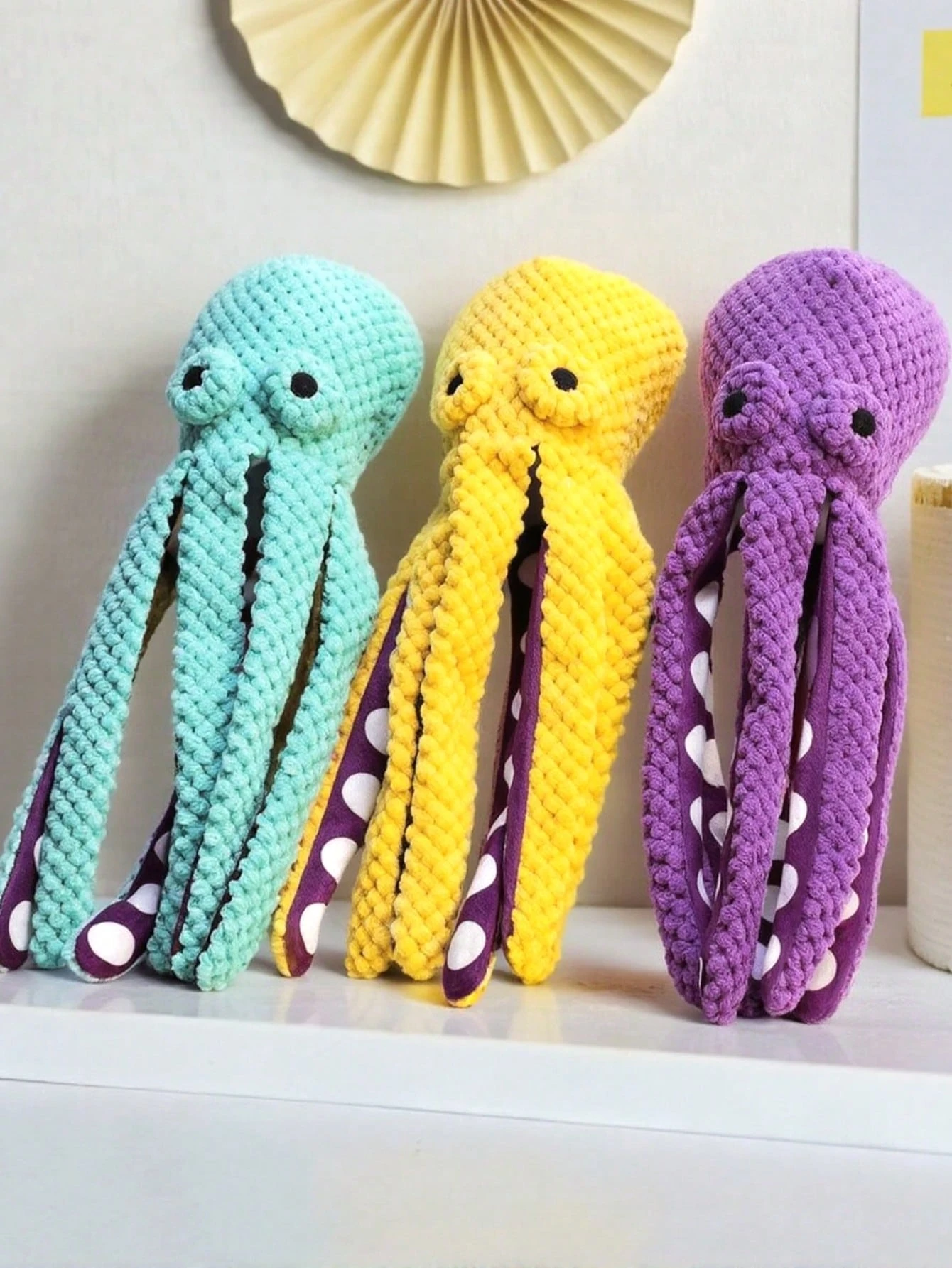 Squeaky Octopus Dog Toys: Plush Dog Toys With Soft Fabric, Plush Toys ...