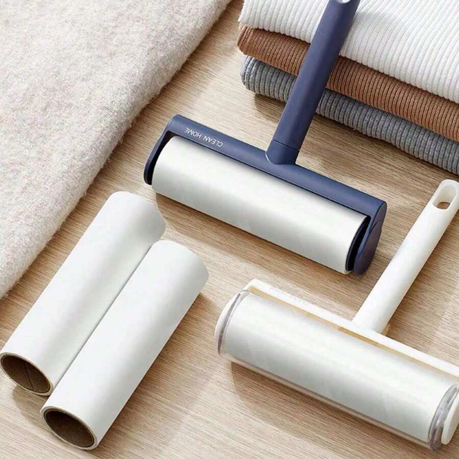 1Pc Portable Tearable Adhesive Lint Roller, Clothing Pet Hair Removal ...