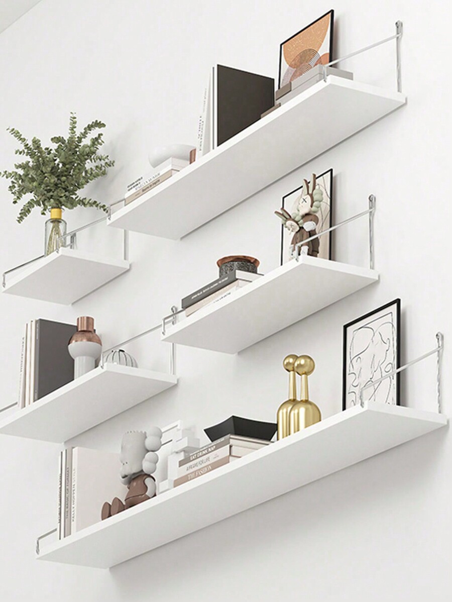 1pc Floating Shelf For Wall Decor, Country Style Wood Wall Shelf For ...