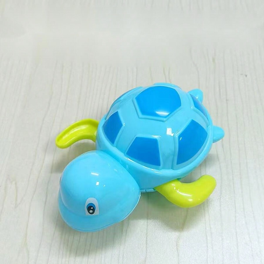 1pc Baby Wind-Up Turtle Bath Toy Set, Bathtub Water Play Toys, Colorful ...