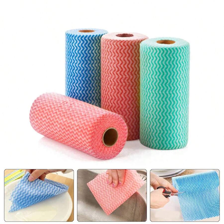 Pano Multiuso Tipo Perfex Para Limpeza Picotado Rolo 50 | SHEIN Brasil