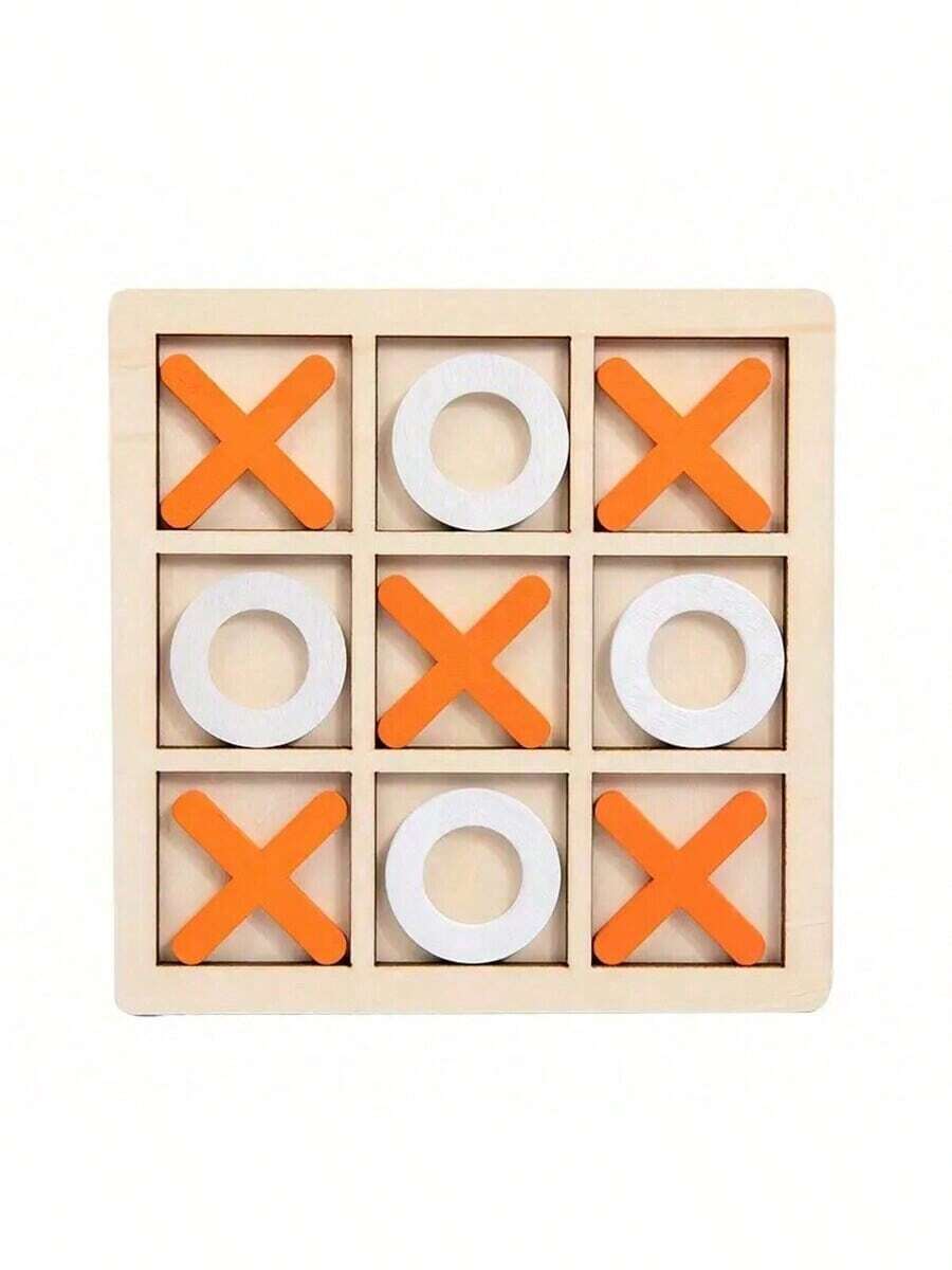2025 New XO Tic-Tac-Toe Leisure Confrontation Board Game, Wooden Stress ...