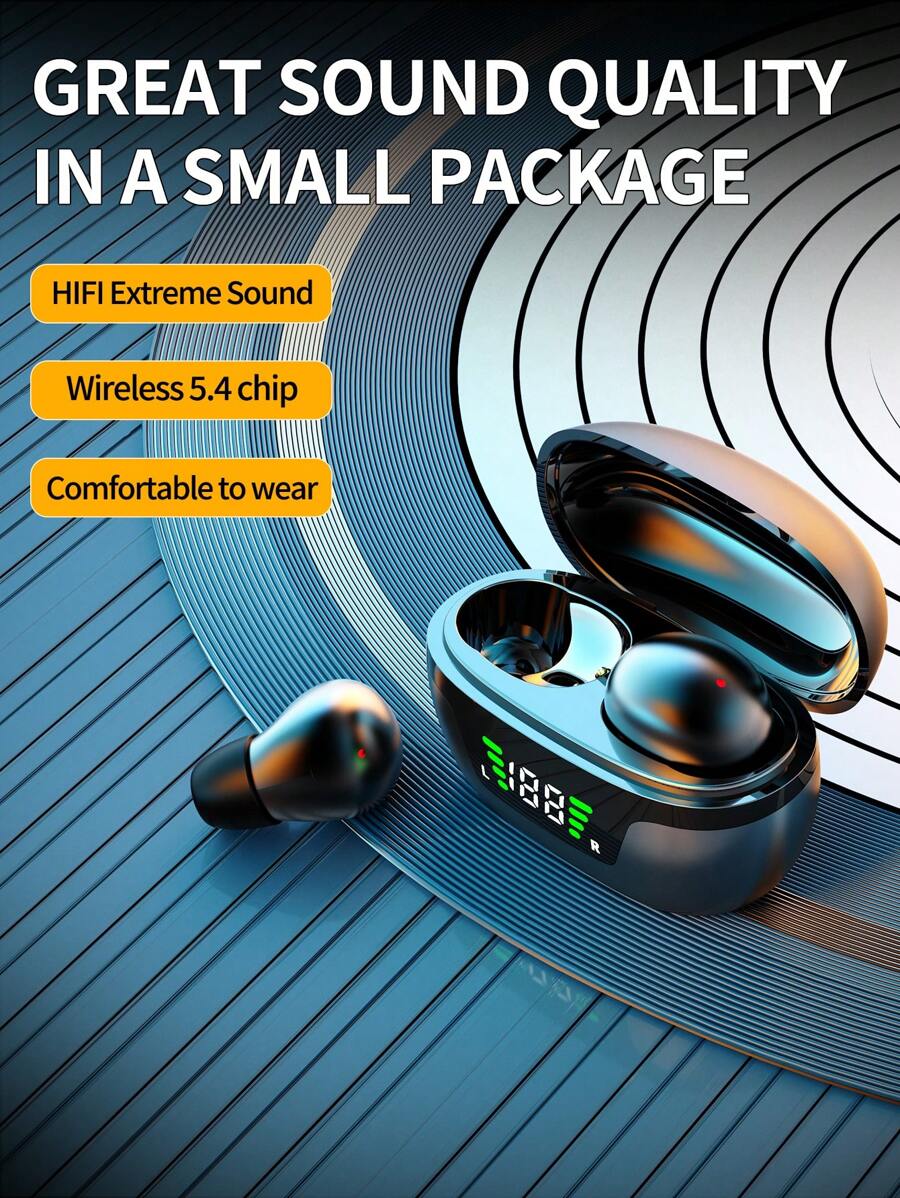 Mini Wireless Earbuds Designed For Sleep, 5.4 Chip, Comfortable Anti ...