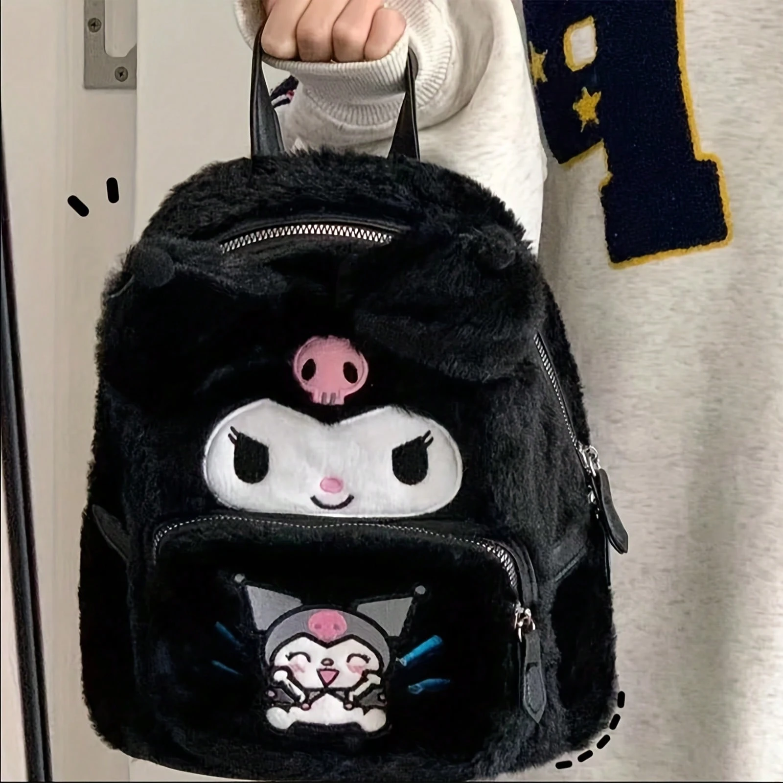 Sanrio Hello Kitty Kuromi Cute Cartoon Backpack, Hello Kitty And ...