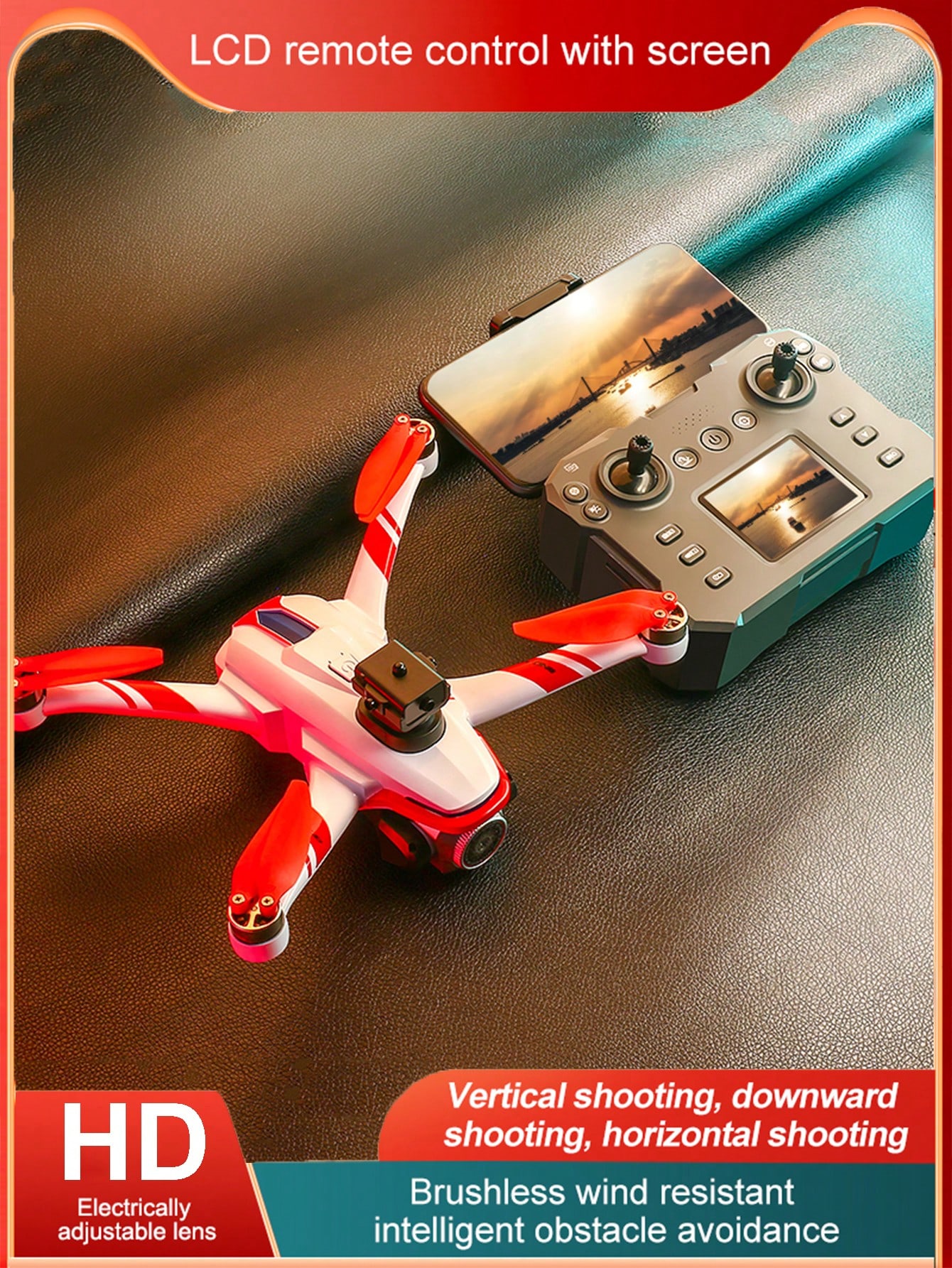 El nuevo dron K15 MAX equipado con control remoto tiene una pantalla ...