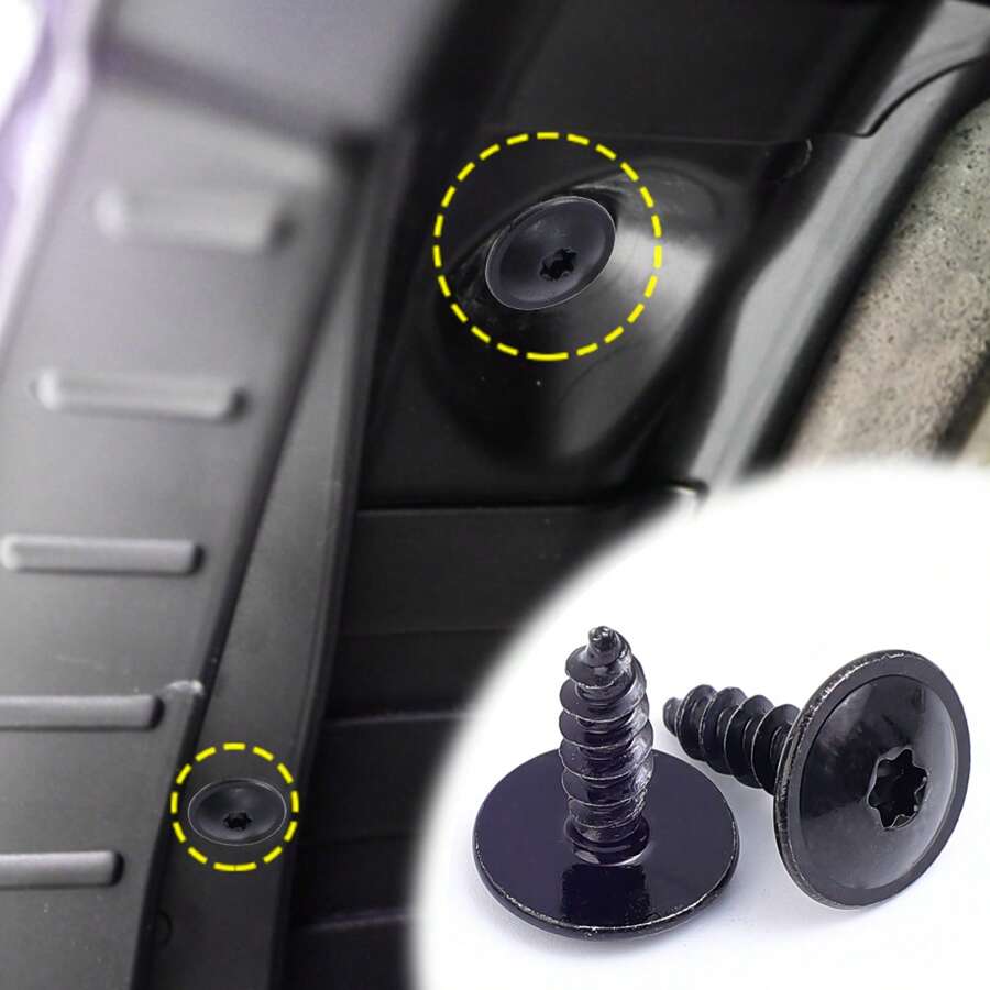 20pcs Auto Body Screws Metal Self-Tapping Screws N90974701 Car Mudguard ...