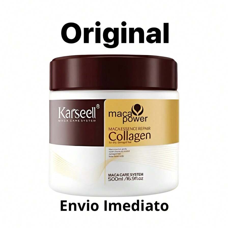 Karseell Kit 1 Collagen Maca Power Mask 500g + Shampoo 1L + Conditioner ...