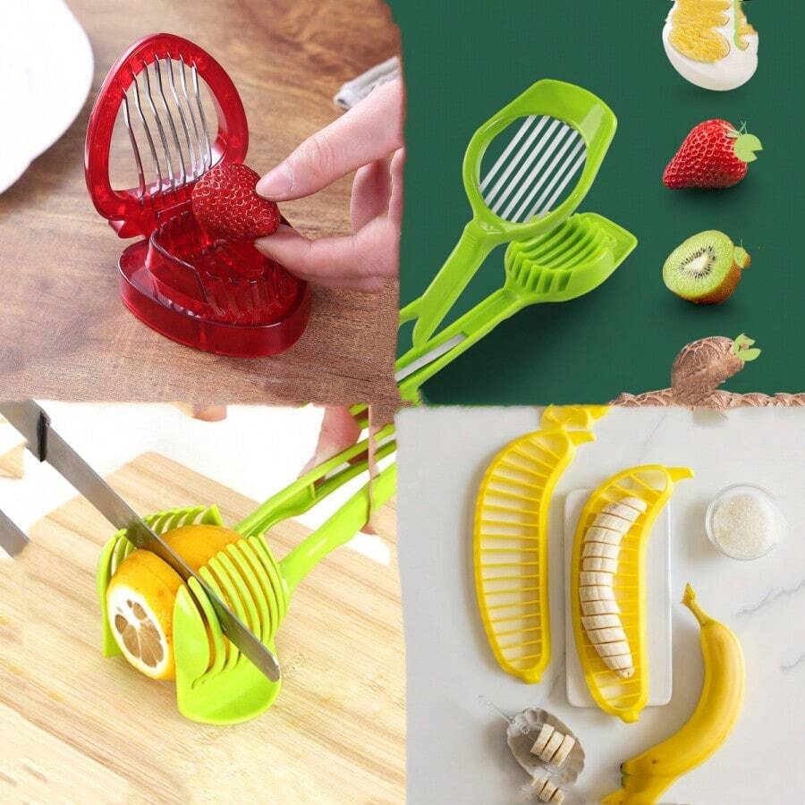 Vegetable & Fruit Slicer - Egg, Strawberry, Kiwi, Mushroom, Banana ...