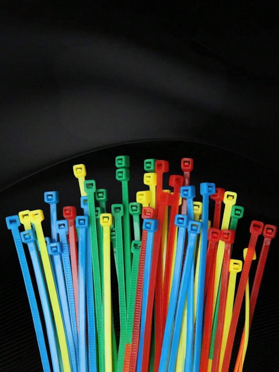 Colored Self-Locking Nylon Zip Ties, Industrial, Gardening, Home Use ...