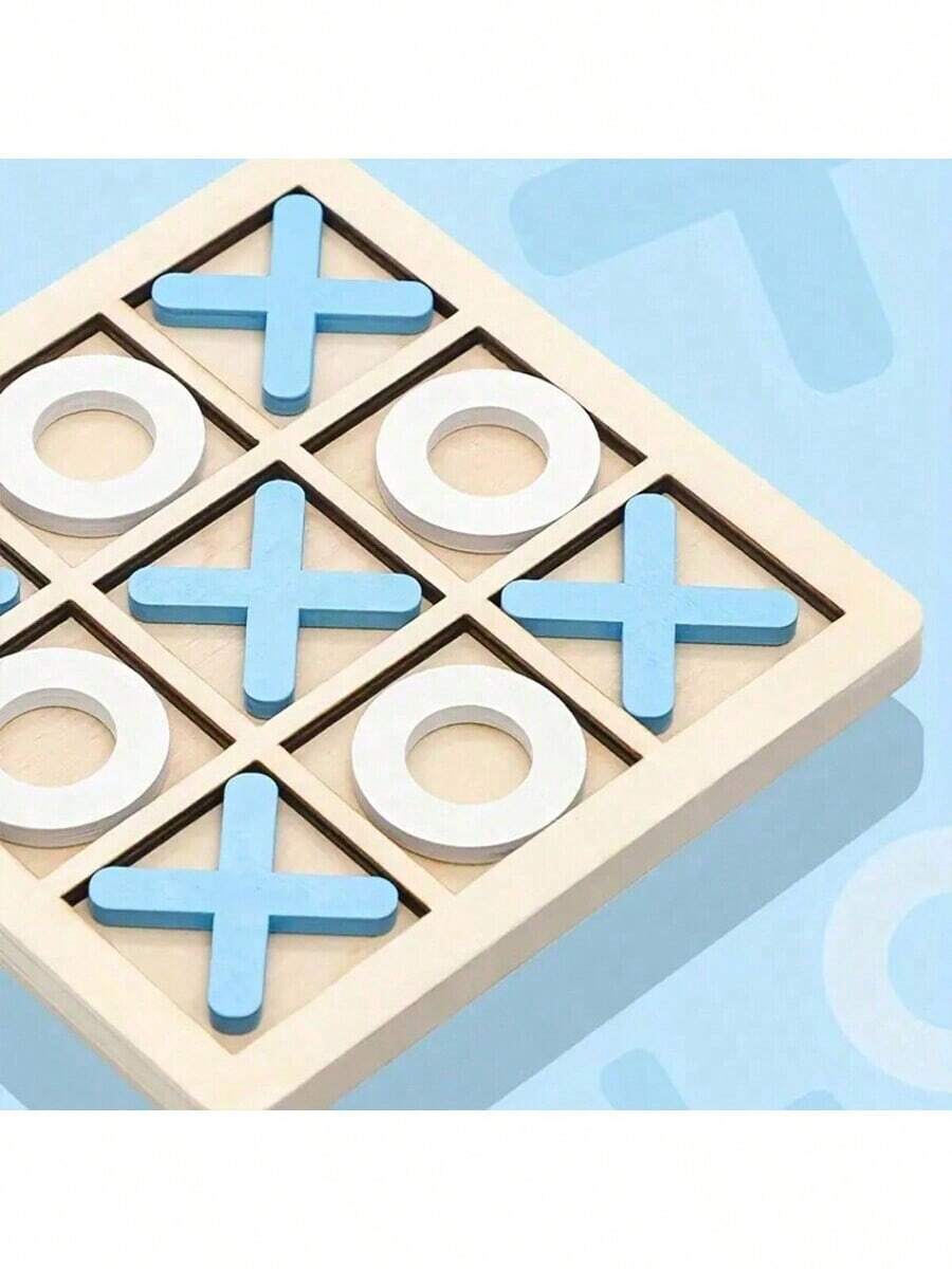 2025 New XO Tic-Tac-Toe Leisure Confrontation Board Game, Wooden Stress ...