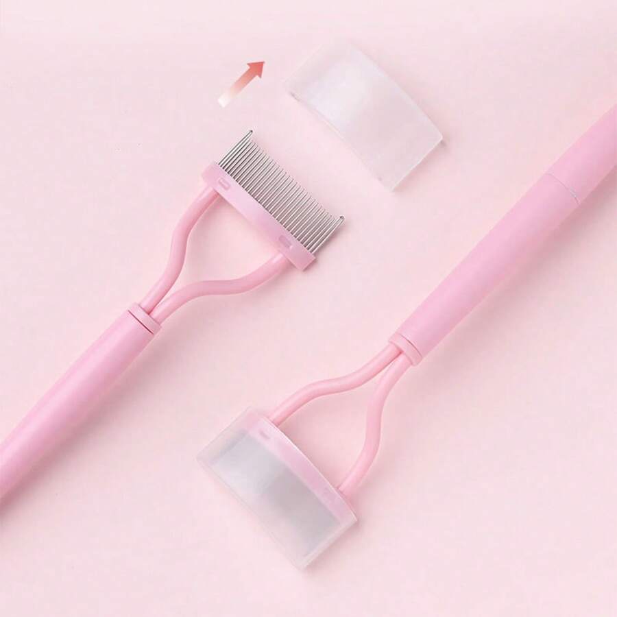 2 Pcs Eyelash Products, Makeup Tools - Pink Eyelash Comb With Separator ...