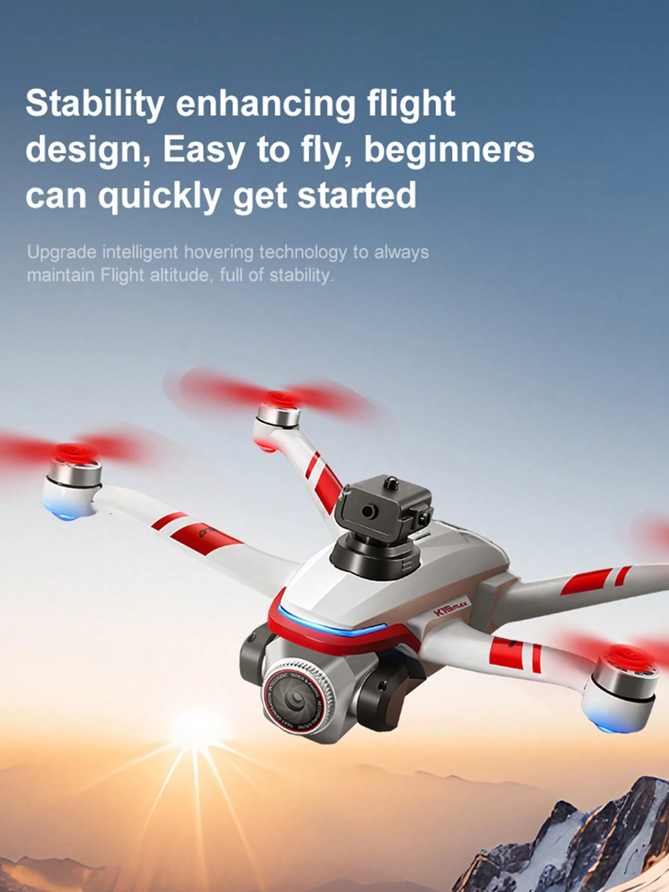The New K15 MAX Remote-Controlled Drone Is Equipped With An Upgraded ...