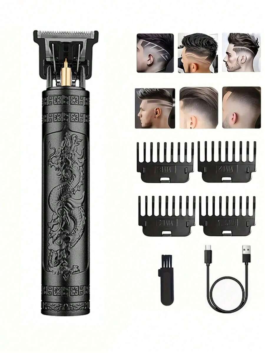 Portable Lithium Battery Hair Clipper Electric Clipper T9 Hair Clipper ...