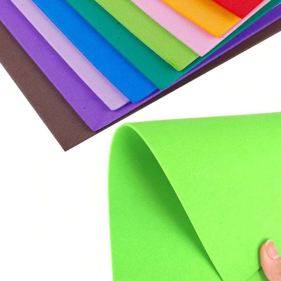 20pcs 5 Sheets Of A4 & 2mm Foam Sheets, Value Pack Of EVA Foam Sheets In 13 Colors For Crafts ...