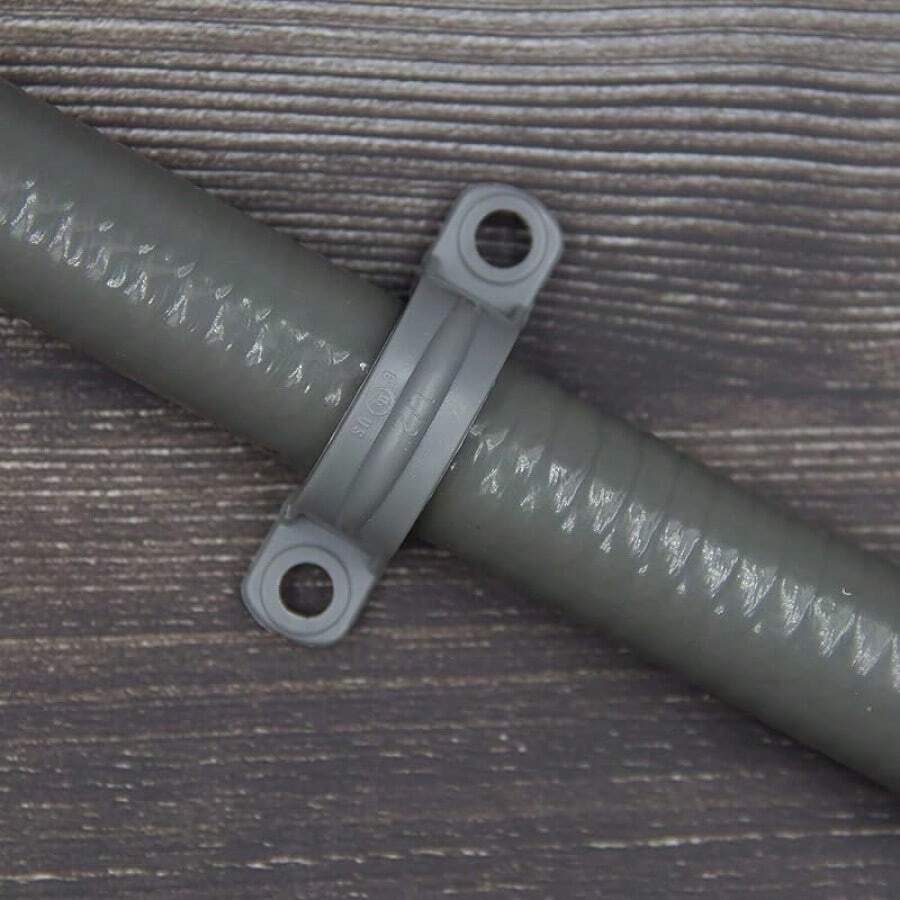 6pcs 3 Inch PVC Pipe Straps, 2 Holes Plastic Conduit Strap For PVC ...