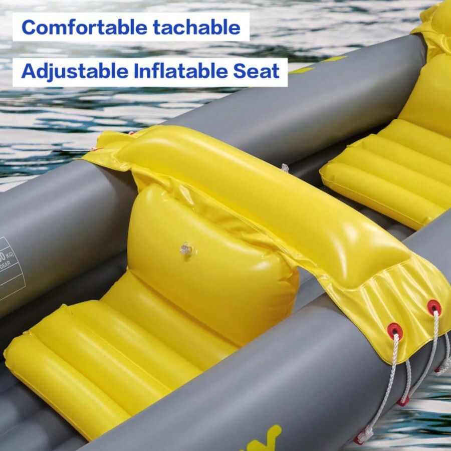 2 Person Inflatable Kayak For Adults Beginners Foldable Touring Kayaks ...