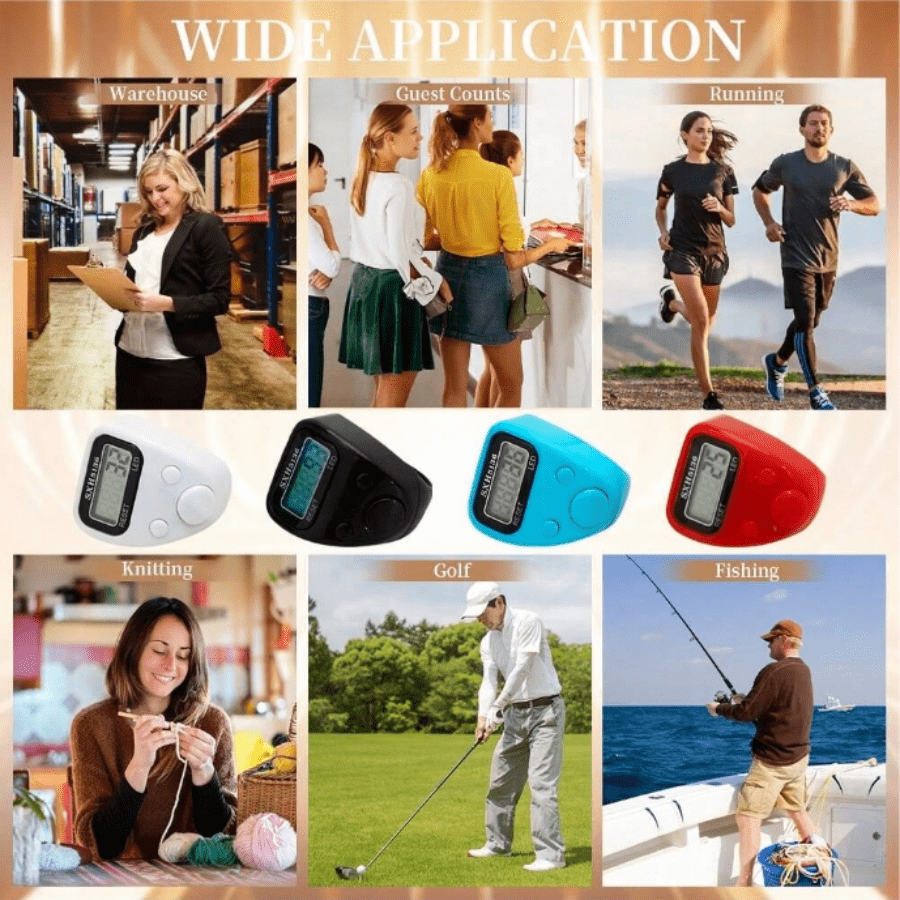 New Luminous Hand Push Electronic Counter, Tally Counter, Counting ...