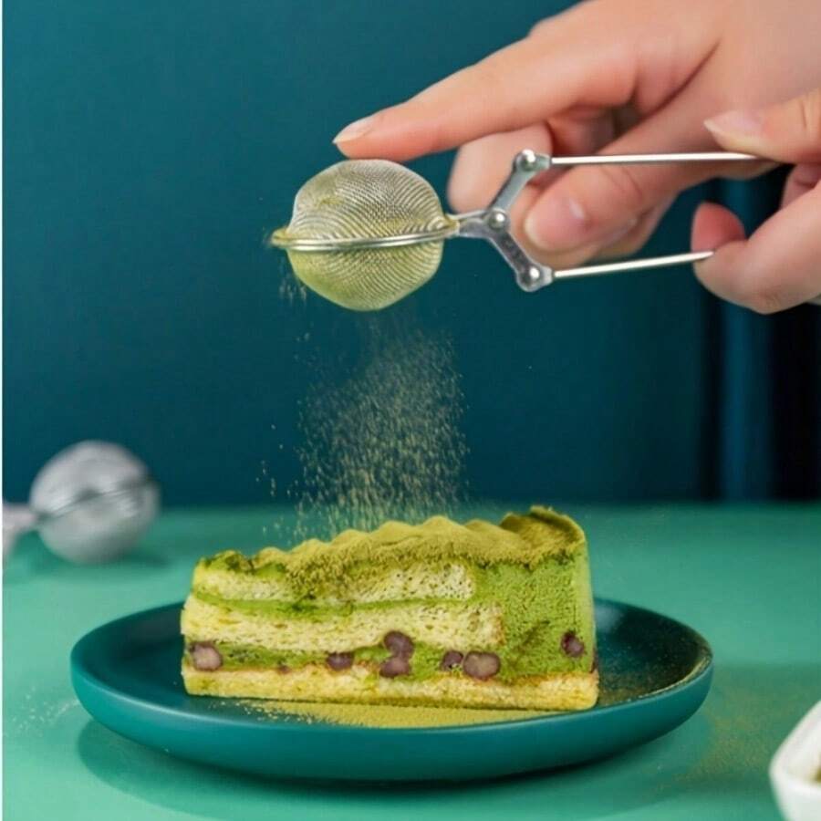Baking Matcha Sieve, Cocoa Powder Small Sieve, Stainless Steel Powder ...