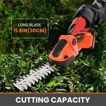 Cordless Grass Shear & Shrubbery Trimmer - 2 In 1 Handheld 24V Electric ...