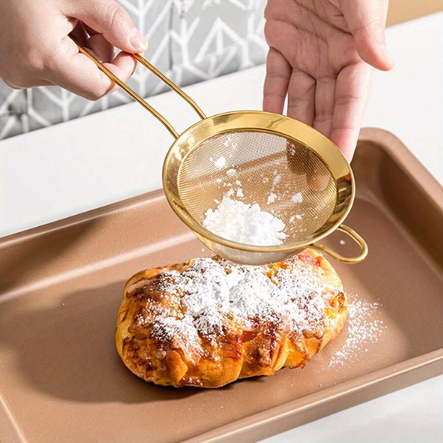 Home Kitchen Milk Tea Honey Soy Milk Ultrafine Sugar Sieve Filter ...