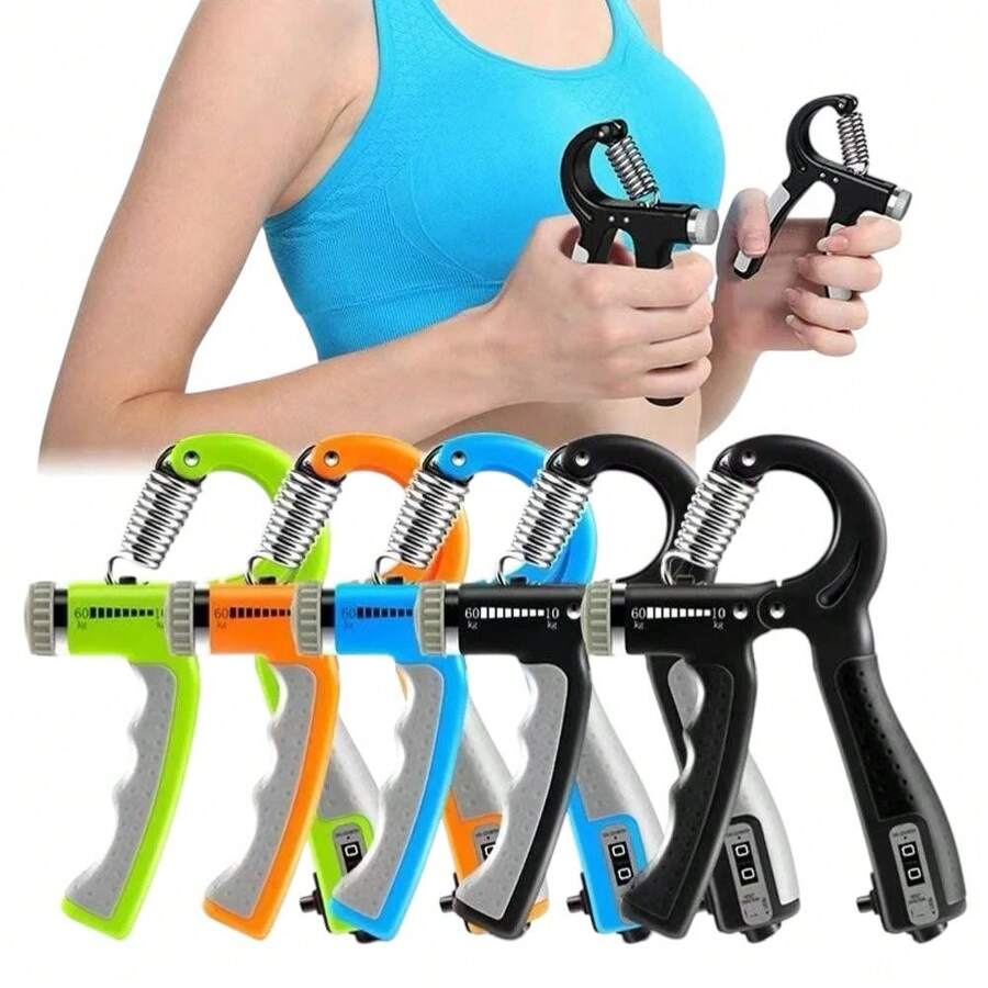 Hand Grip Forearm Exerciser Wrist Weight Adjustment Up To 60 Kg With ...