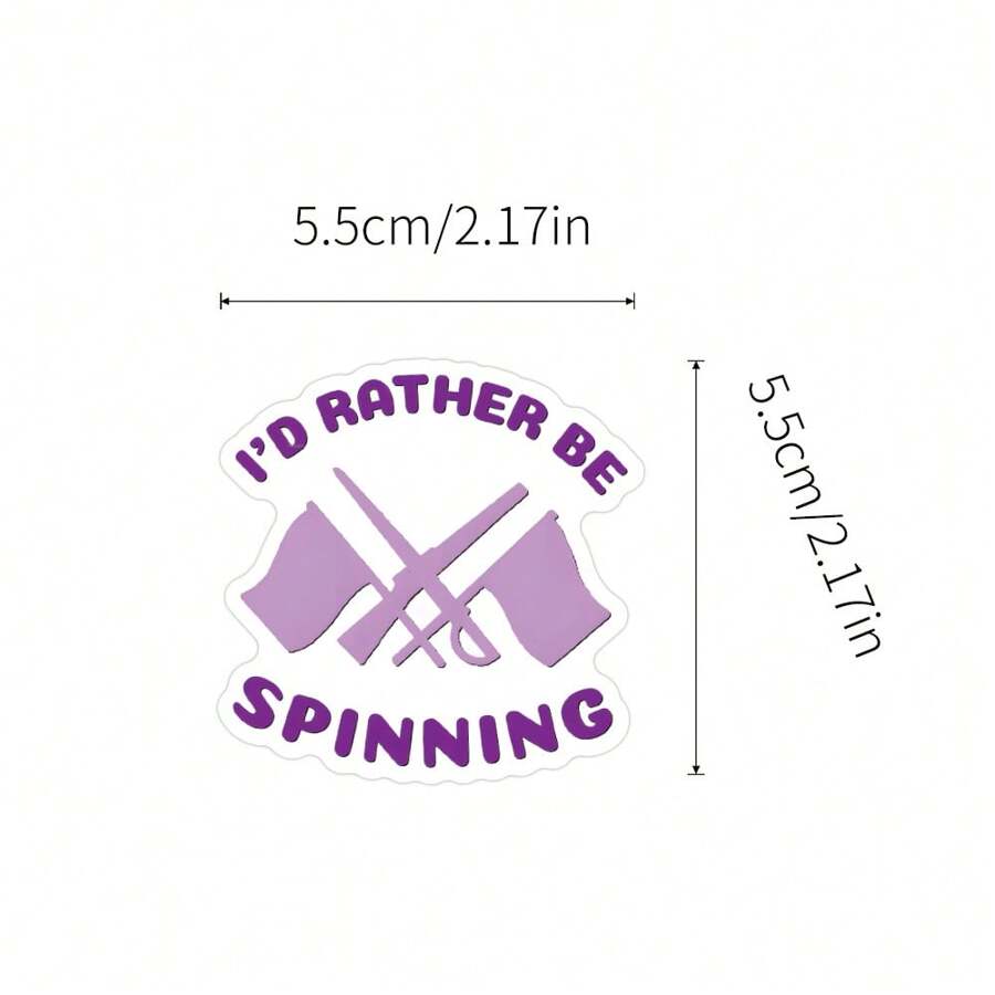 60PCS Color Guard Stickers Vinyl Aesthetics Stickers, Decals ...