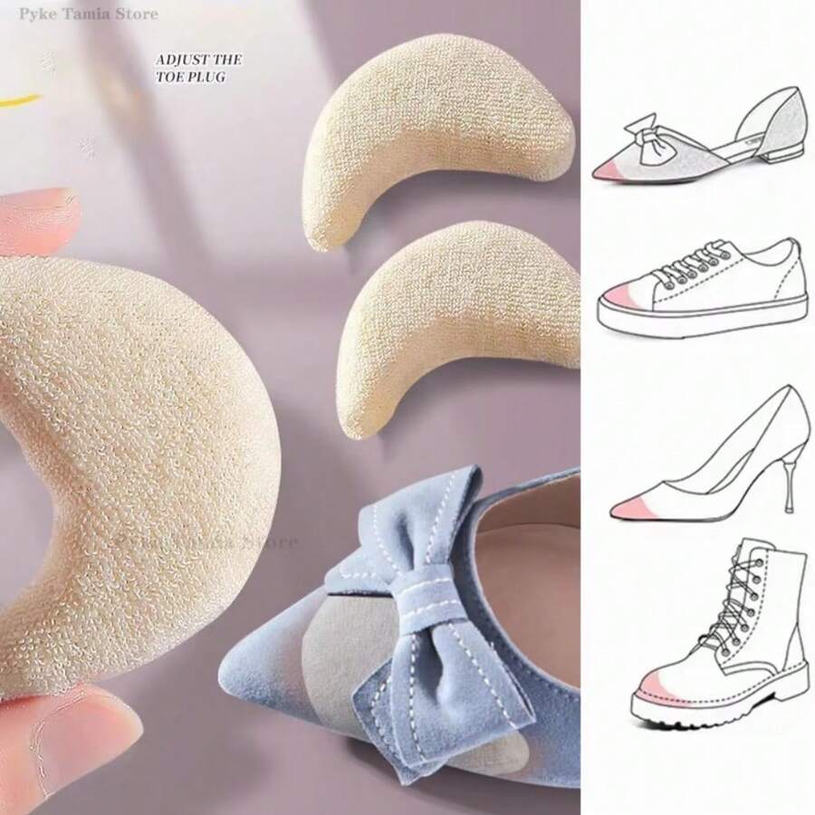 Soft Toe Plug Women High Heel Pain Relief Insert Shoe Palm Cushion Toe ...