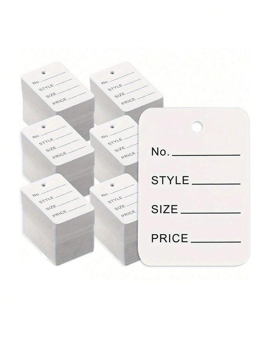 500pcs Blank Handwritten Price Tag, Clothing Label, Shoe Label, Hat ...
