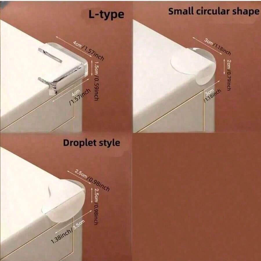 10pcs Set Collision Prevention Safety Corner Guards With Adhesive ...