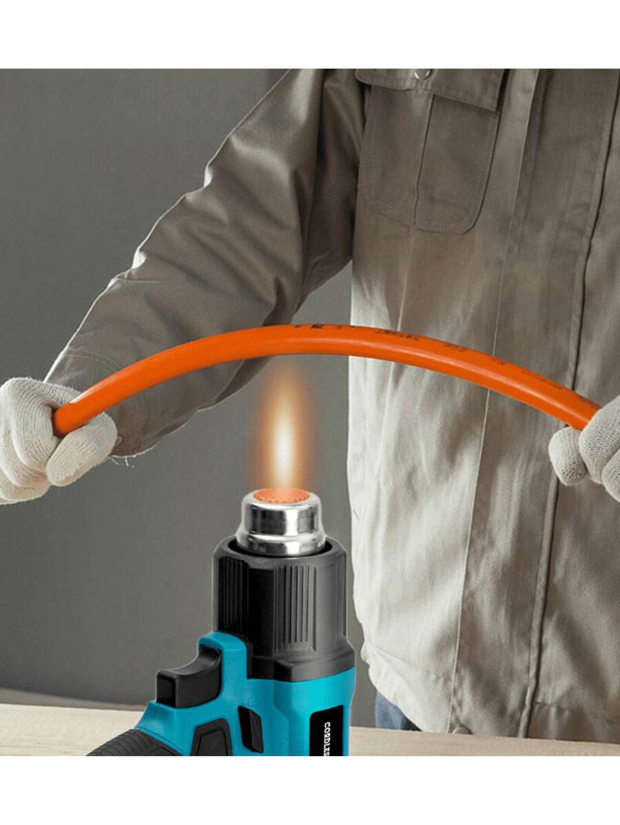 Kabelloser Heißluftpistole, schnell aufheizende Schweißheißluftpistole mit 21V Akku ...