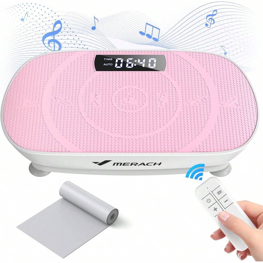 Merach MERACH Vibrationsplatte, Leistungsstarke Vibrationsplattform für ...