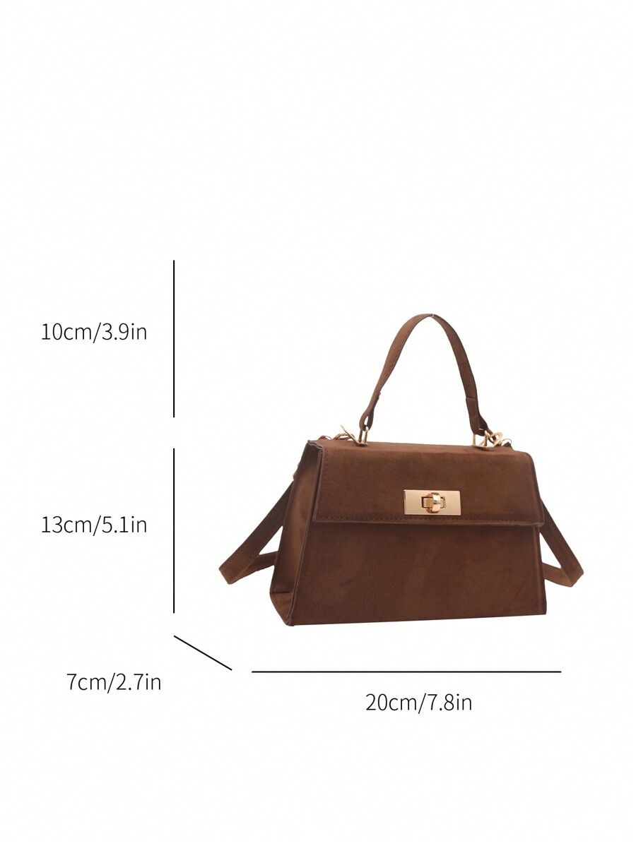 Textured Small Handbag For Women, Retro Fashion Shoulder Crossbody Bag ...