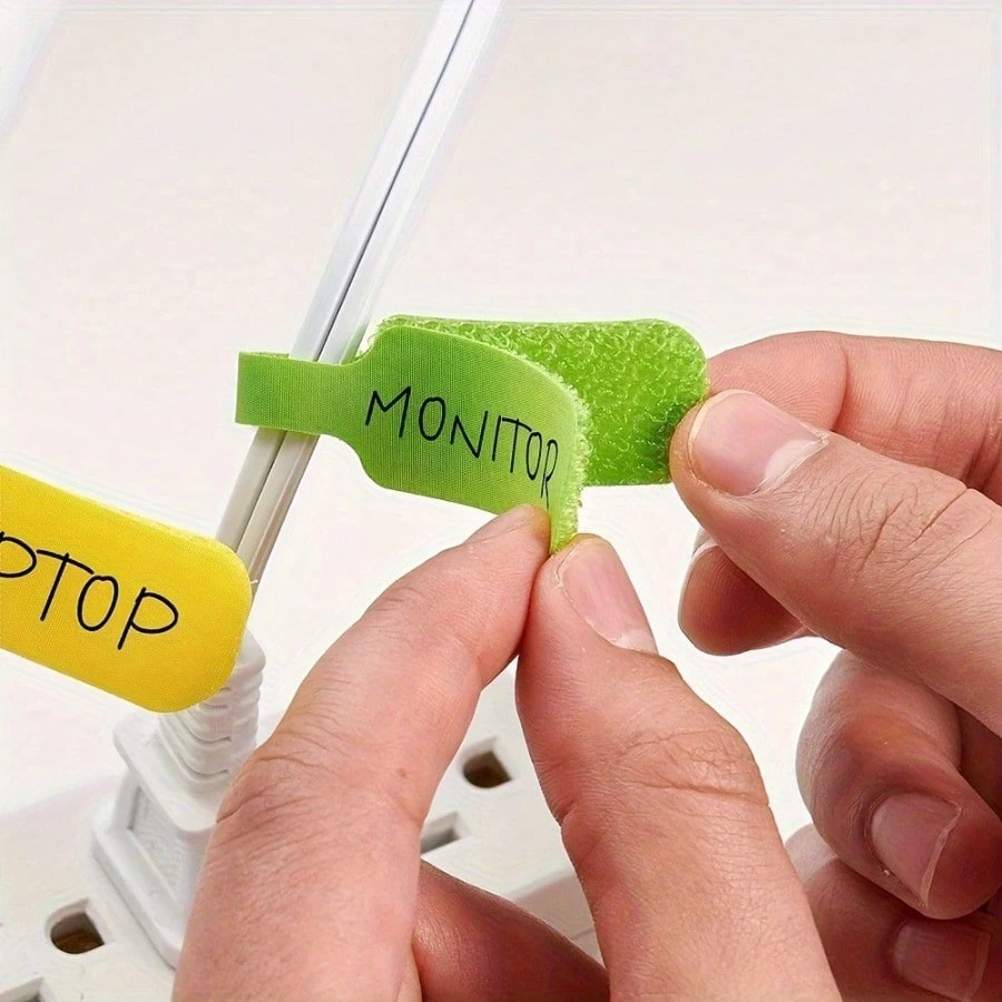 56Pcs Colorful Writable Cable Labels - Durable Wire Labels For Easy ...