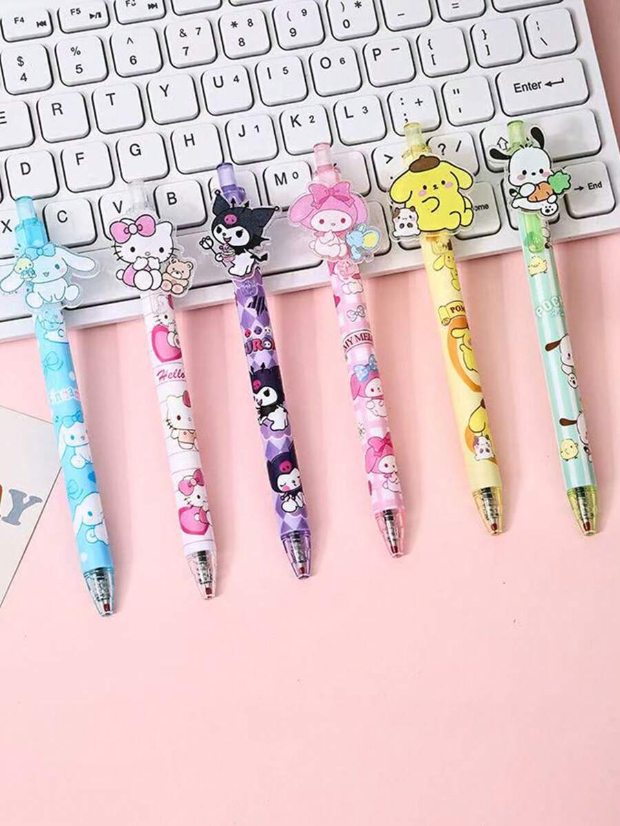Sanrio 48 Pieces Of Saniro Series Pressure Pens, Cartoon Characters ...