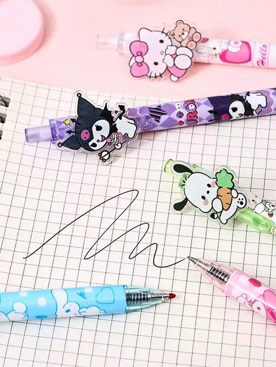 Sanrio 48 Pieces Of Saniro Series Pressure Pens, Cartoon Characters ...