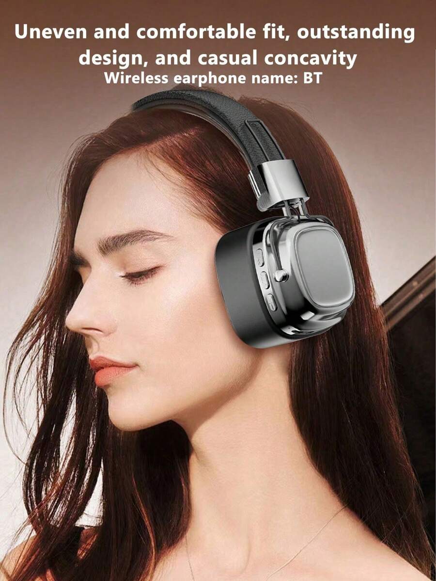G66 Portable Square Headset Vintage Wind Wireless Bluetooth 5.3 Headset ...