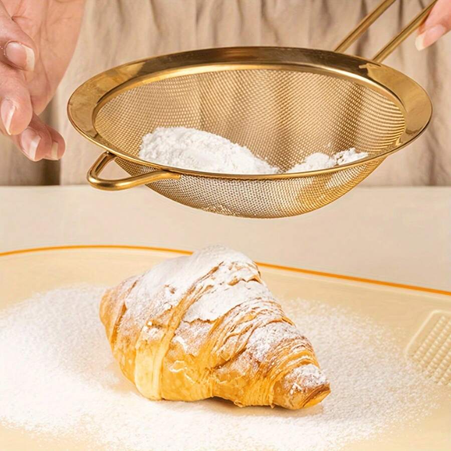 Home Kitchen Milk Tea Honey Soy Milk Ultrafine Sugar Sieve Filter ...