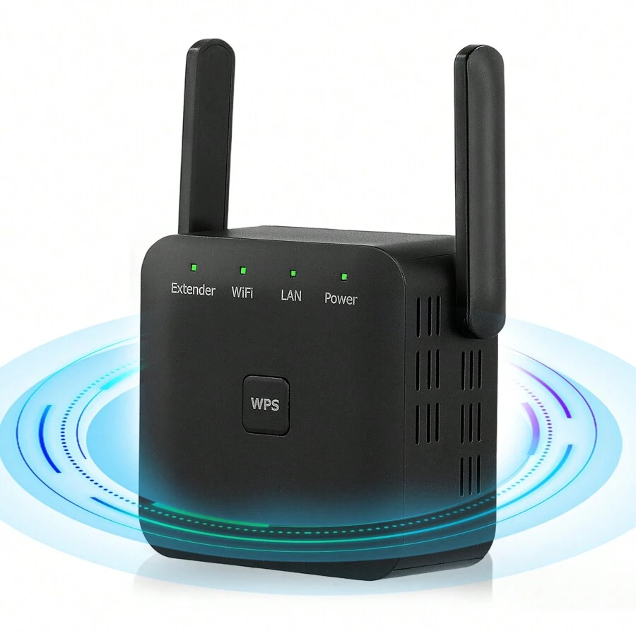 2024 Upgraded WiFi Extender Booster: 4 - Antenna Range Extender With ...