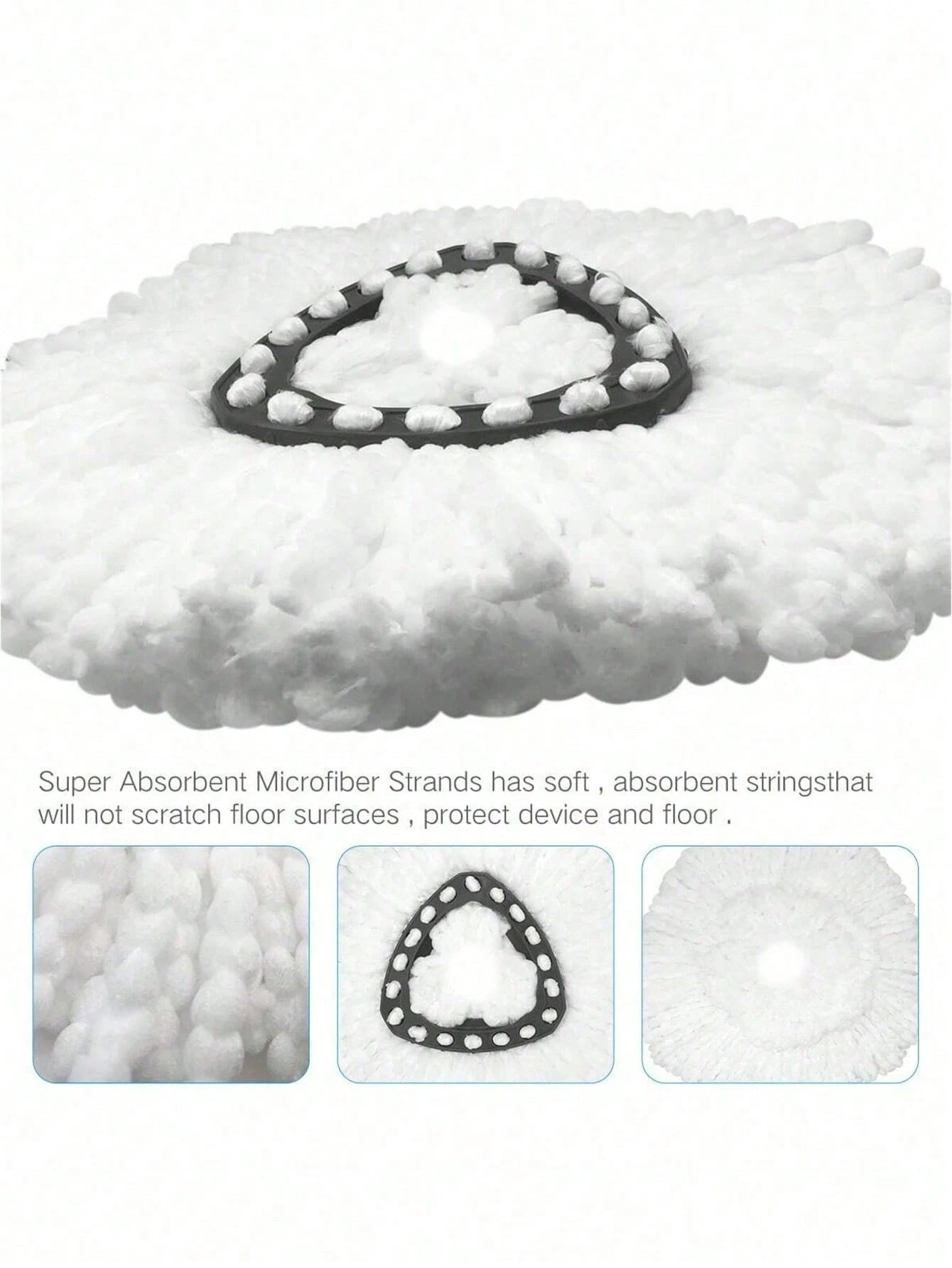 1 pezzo Testa di ricambio compatibile con mocio in fibra O-Cedar ...