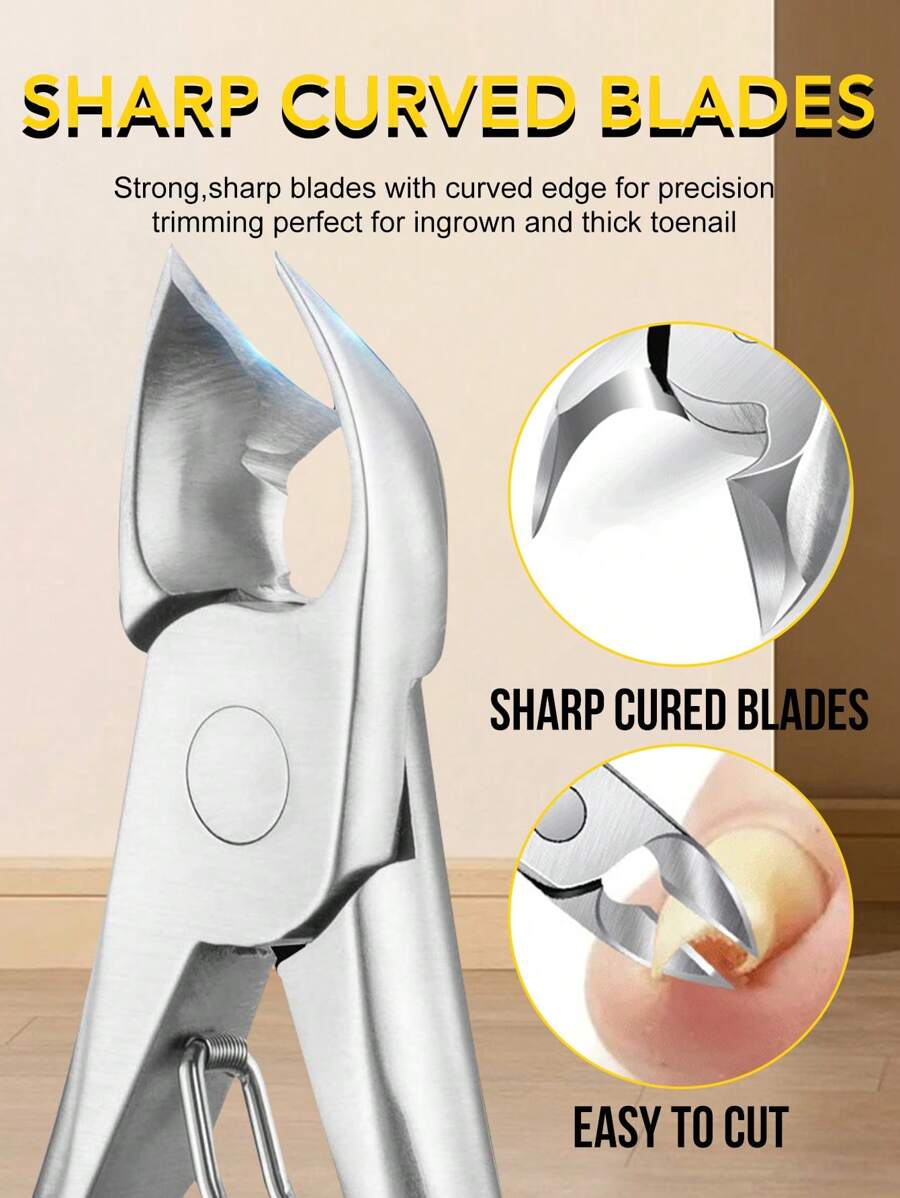 ANDVICTORY 1pc Toenail Clippers Professional Ingrown Toenail Cutter ...