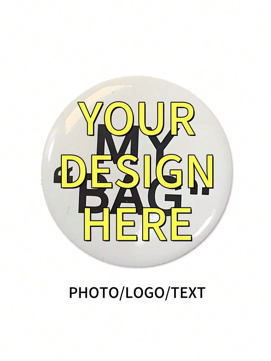 Customizable 2.28inch/5.8cm Round Safety Pin Badge, Button Pin ...