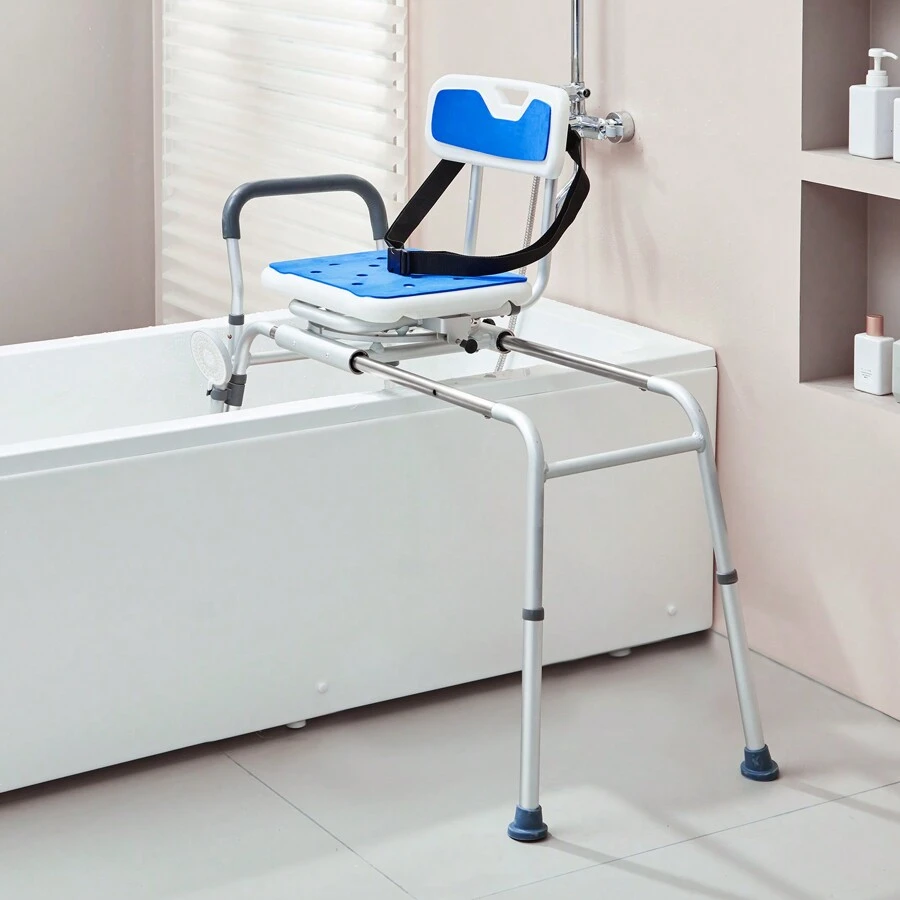 Sliding Tub Transfer Bench With 360 Degree Swivel Seat Height ...
