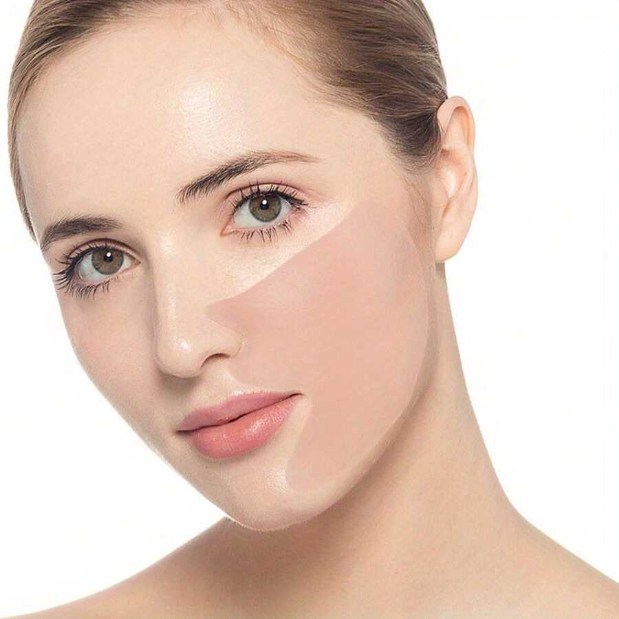 2 Packs 3D Silicone Nasolabial Groove Patches, Anti-Wrinkle Facial Lift ...
