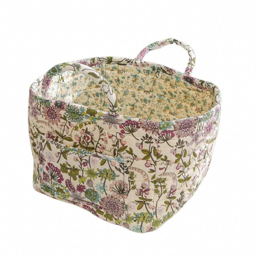 Large Capacity Fabric Storage Baskets Laundry Baskets With Easy Carry ...