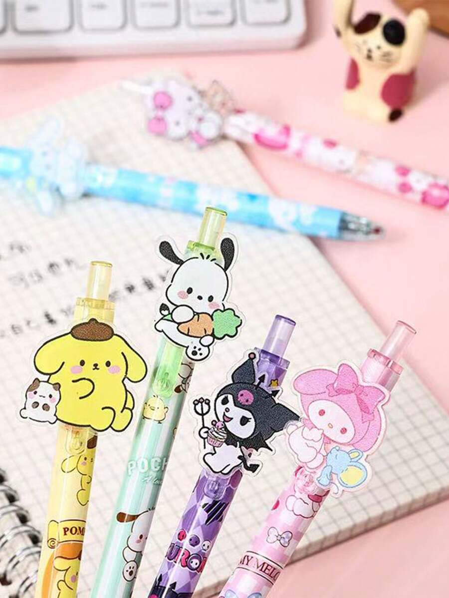 Sanrio 48 Pieces Of Saniro Series Pressure Pens, Cartoon Characters ...