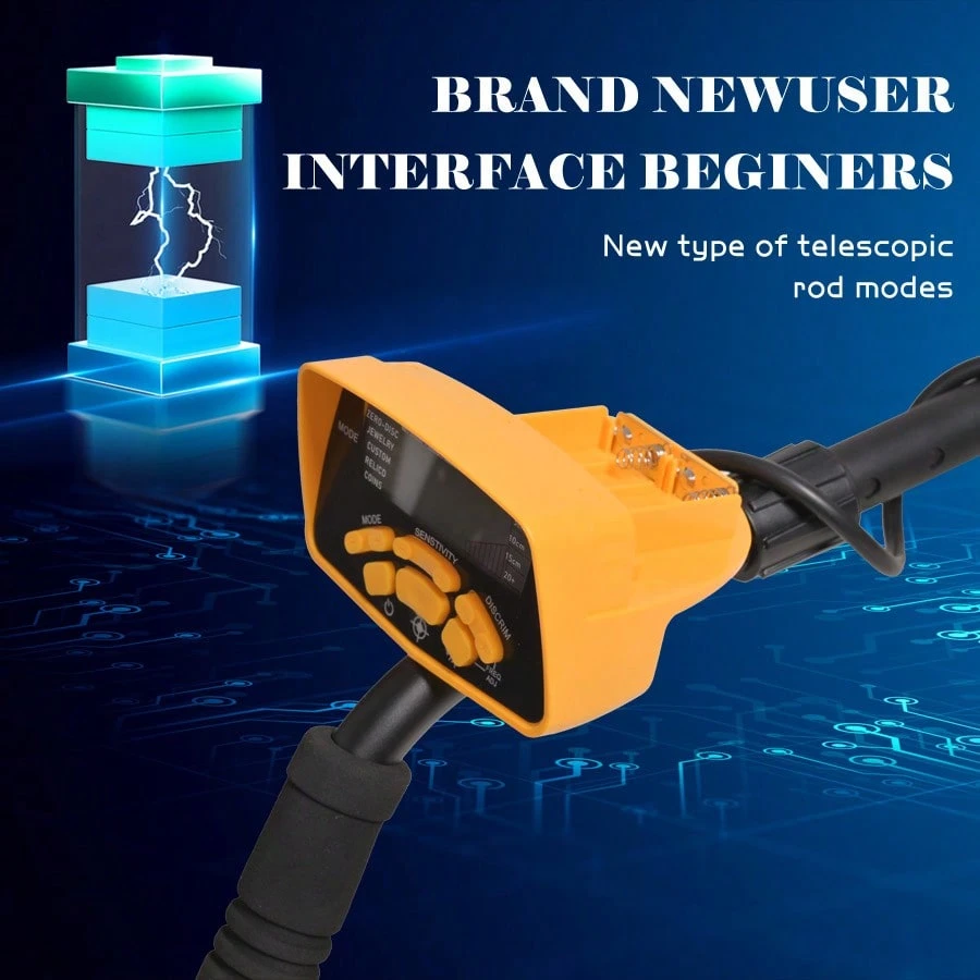 Outdoor Metal Detector Treasure Finder High-Precision Underground Metal ...