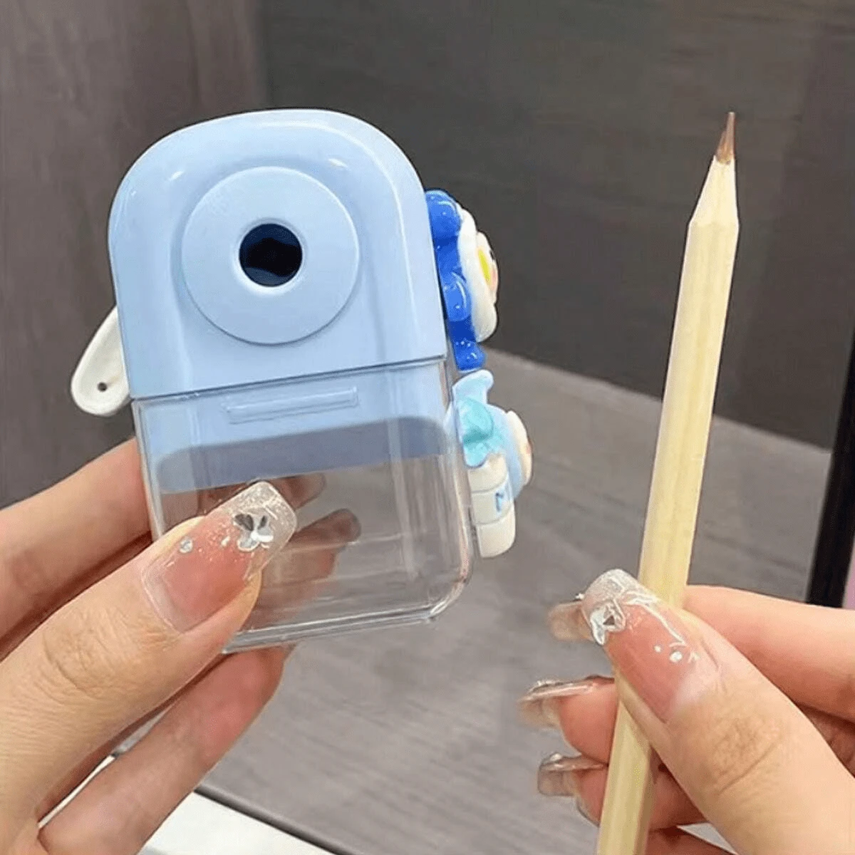 Sanrio Sanrio 1pc Sanrio Hand Crank Pencil Sharpener, Cute Melody Dog ...