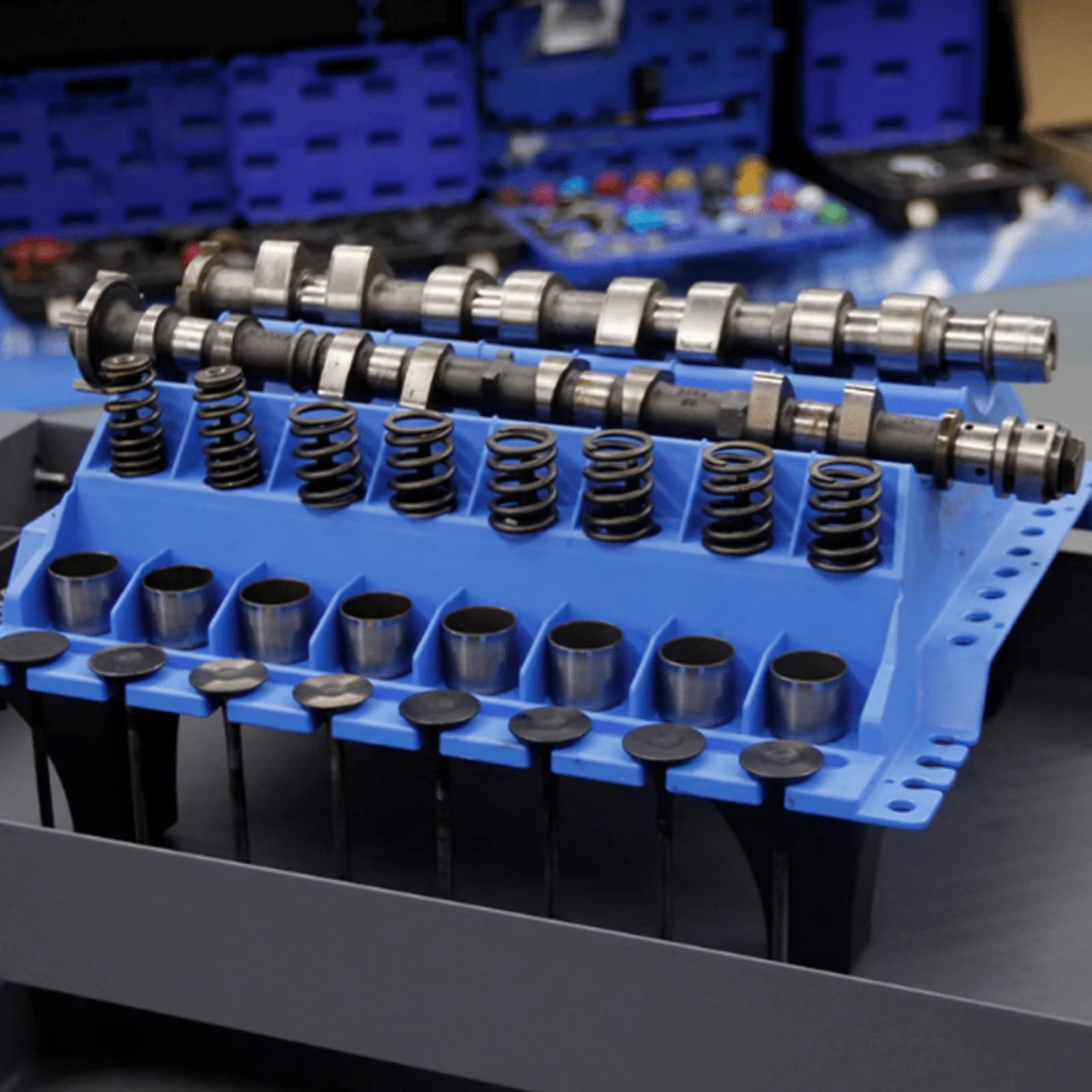 Car Engine Parts Holder Tool, Engine Cylinder Head Assembly Valve ...