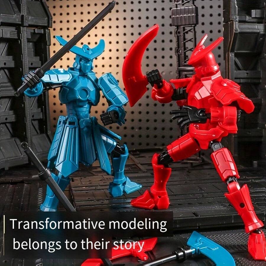 Mozi Mechanical Joint Movable Multi-Color Mech Figures Assembling ...