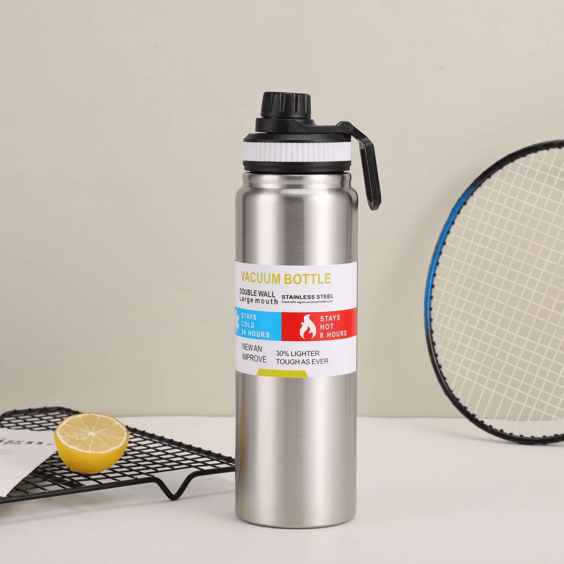 Garrafa Térmica aco inox 304 com 800ml garrafa espacial Quente & Frio Com Isolamento Térmico De ...